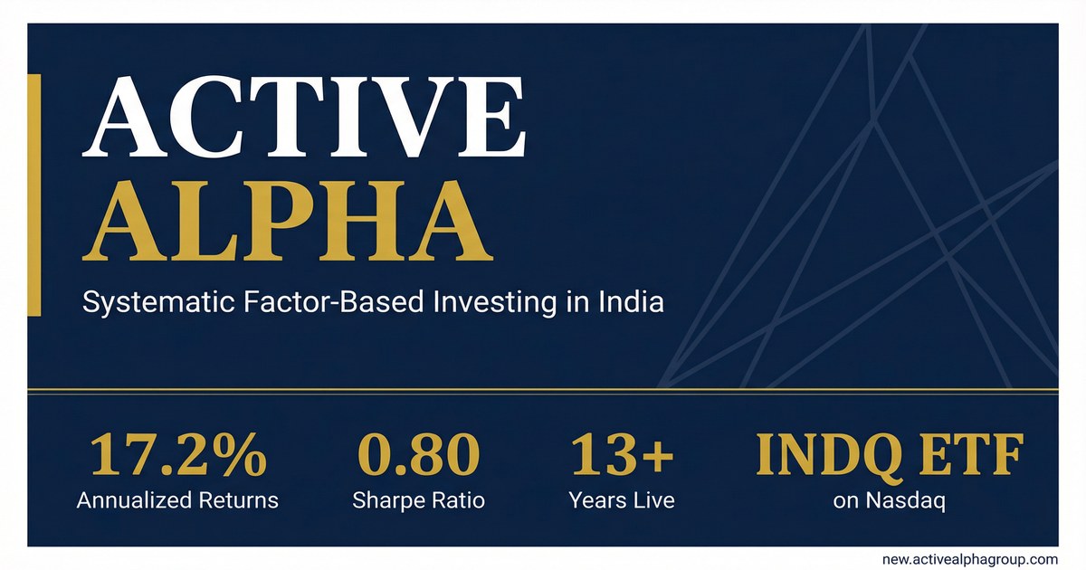 ActiveAlpha | Systematic Factor-Based Investing in India